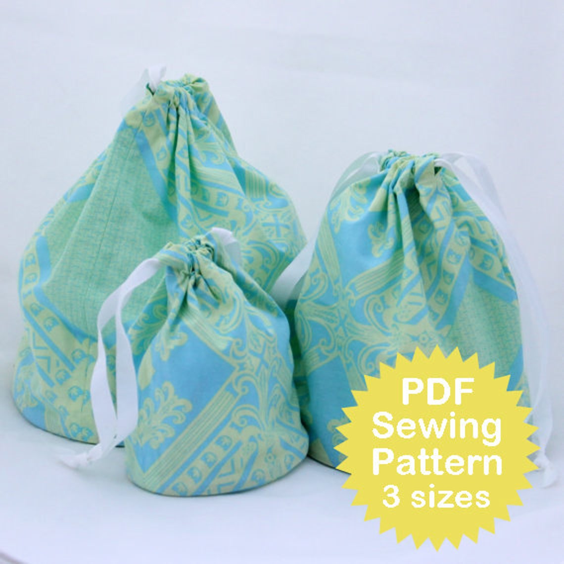 Drawstring Circle Bottom Bag Tutorial - Etsy