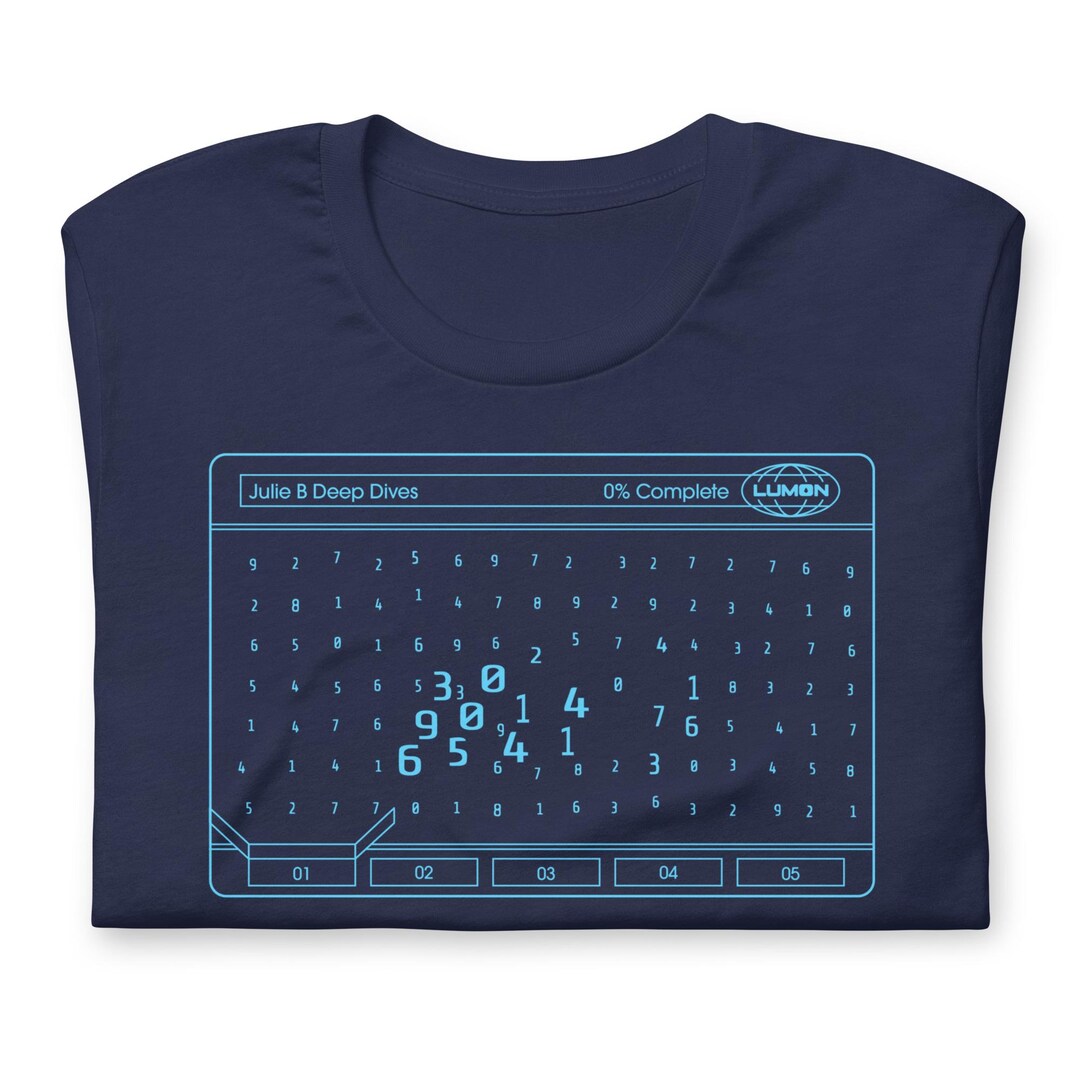 Severance TV Scary Numbers Shirt, Collab With Julie B Deep Dives ...