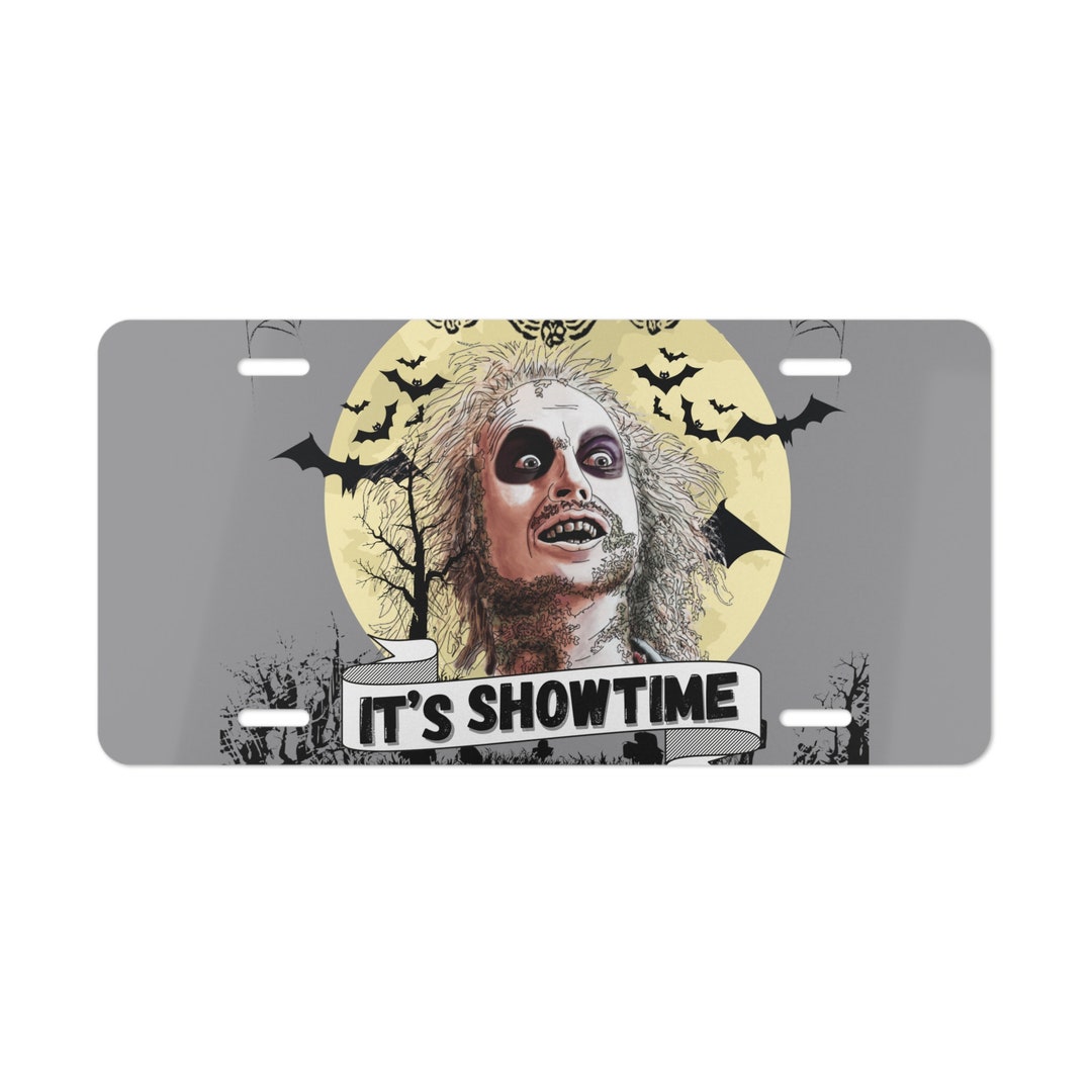Its Showtime BEETLEJUICE Jeep & Car Accessories Vanity Plate - Etsy