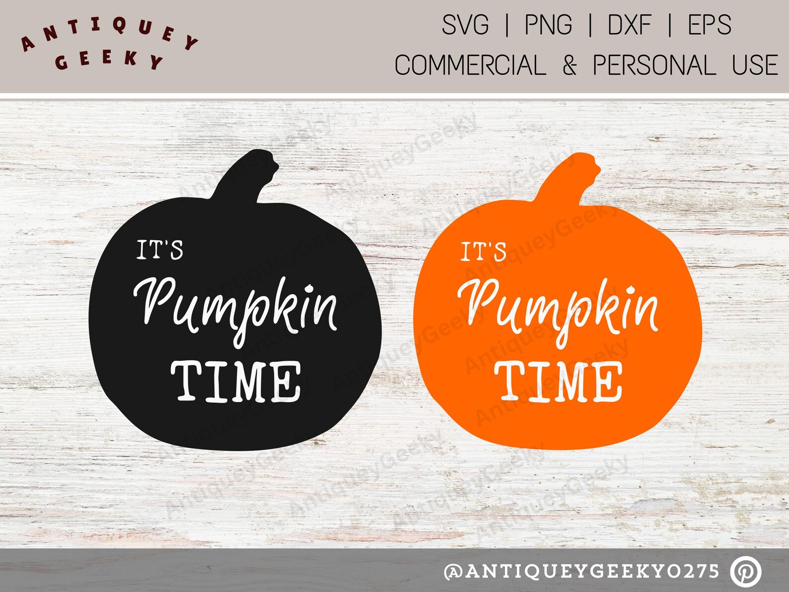 Pumpkin SVG - Pumpkin Silhouette - It's Pumpkin Time SVG File - Fall ...
