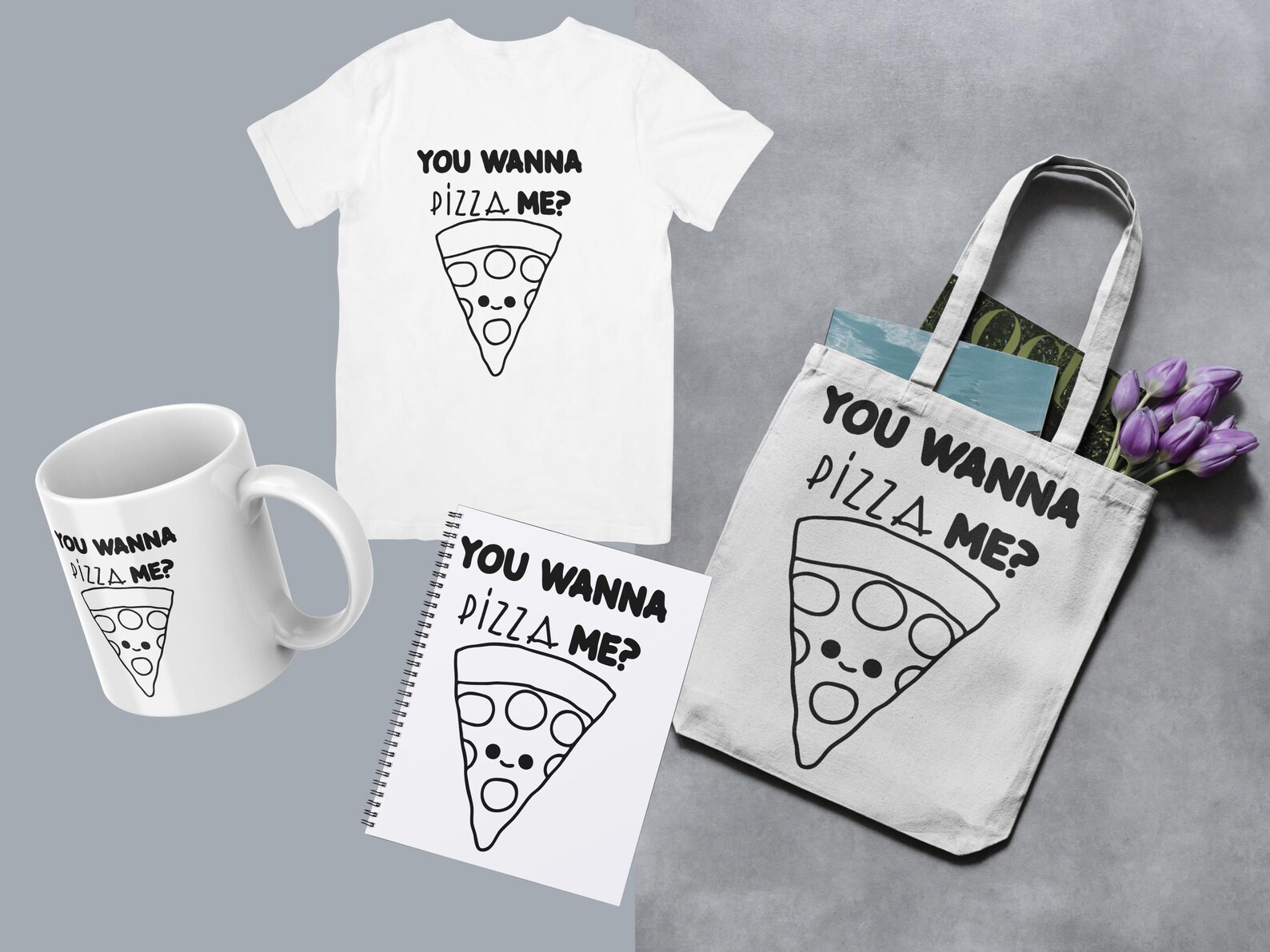 You Wanna Pizza Me SVG - Pizza Silhouette - Cute Pizza SVG File - Food ...