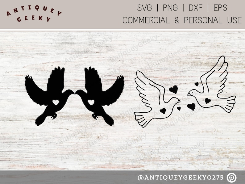 Doves SVG - Silhouette SVG - Doves SVG File - Love Doves Svg - Wedding ...