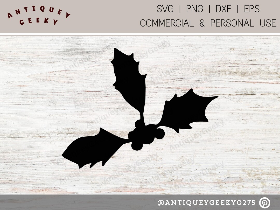 Holly Plant SVG - Holly Plant Silhouette - Christmas Plant SVG File ...