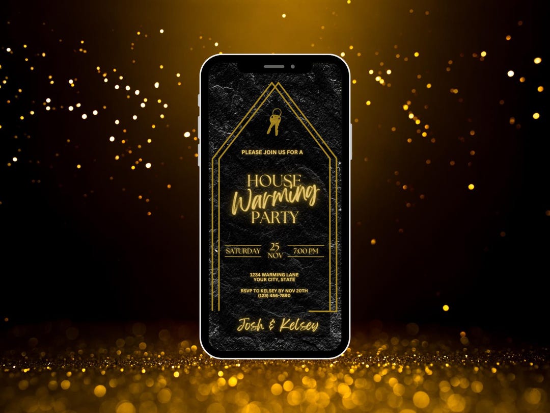 House Warming Party Invite, Digital Housewarming Party, Video Phone ...