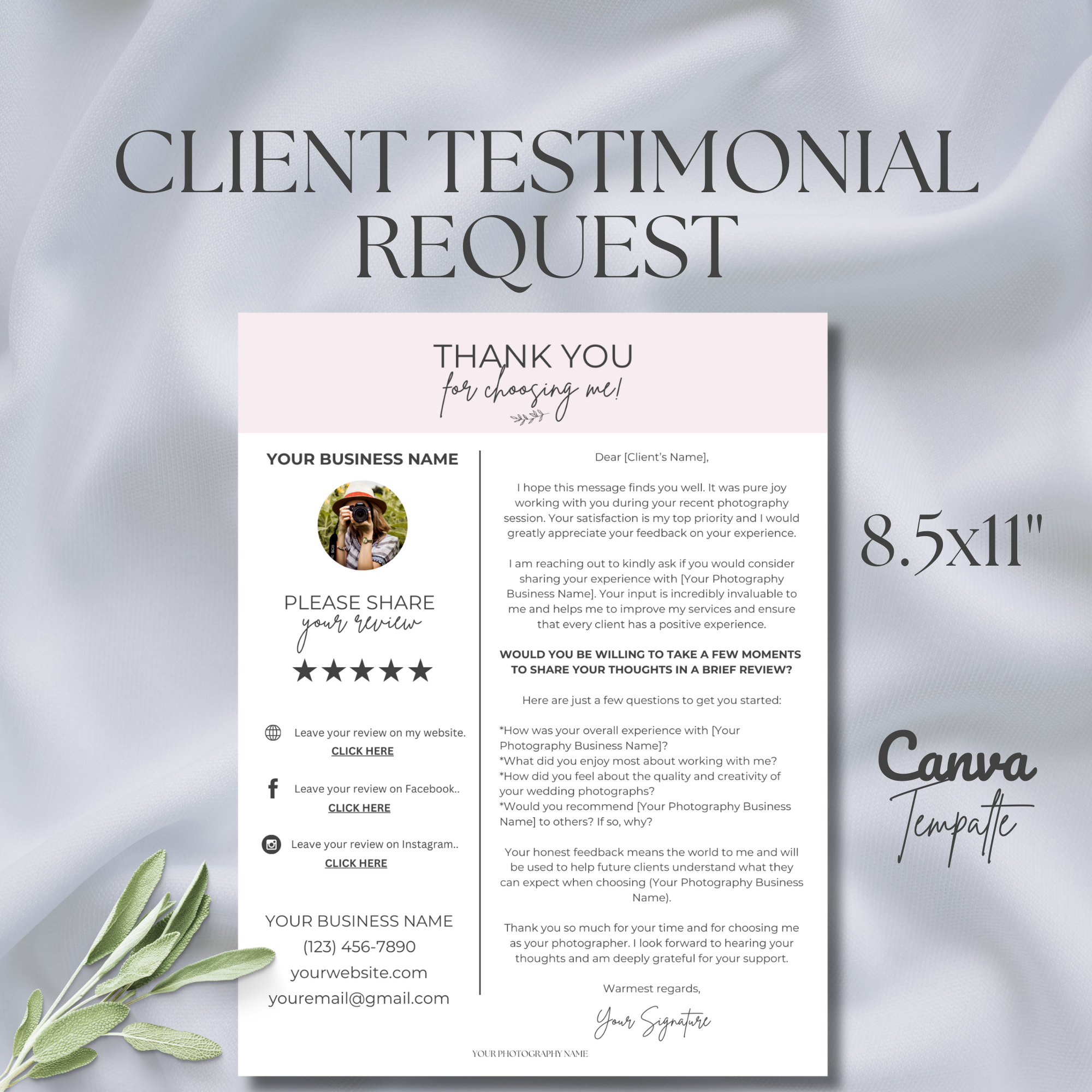 Client Testimonial Request, Client Review, Client Feedback Request ...