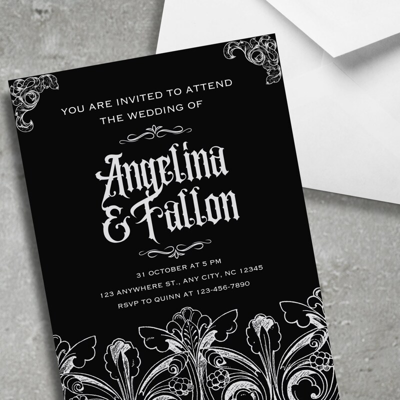 Alternative Wedding Invitations - Etsy