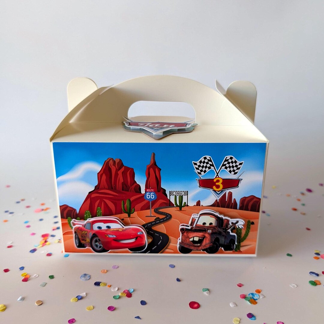 Car Themed Candy Box L Race Car Treat Box L Cars Candy Favor Box L Cars ...