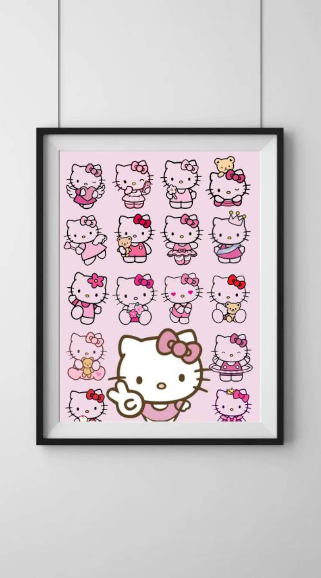 Hello Kitty Digital Printable Poster Png - Etsy