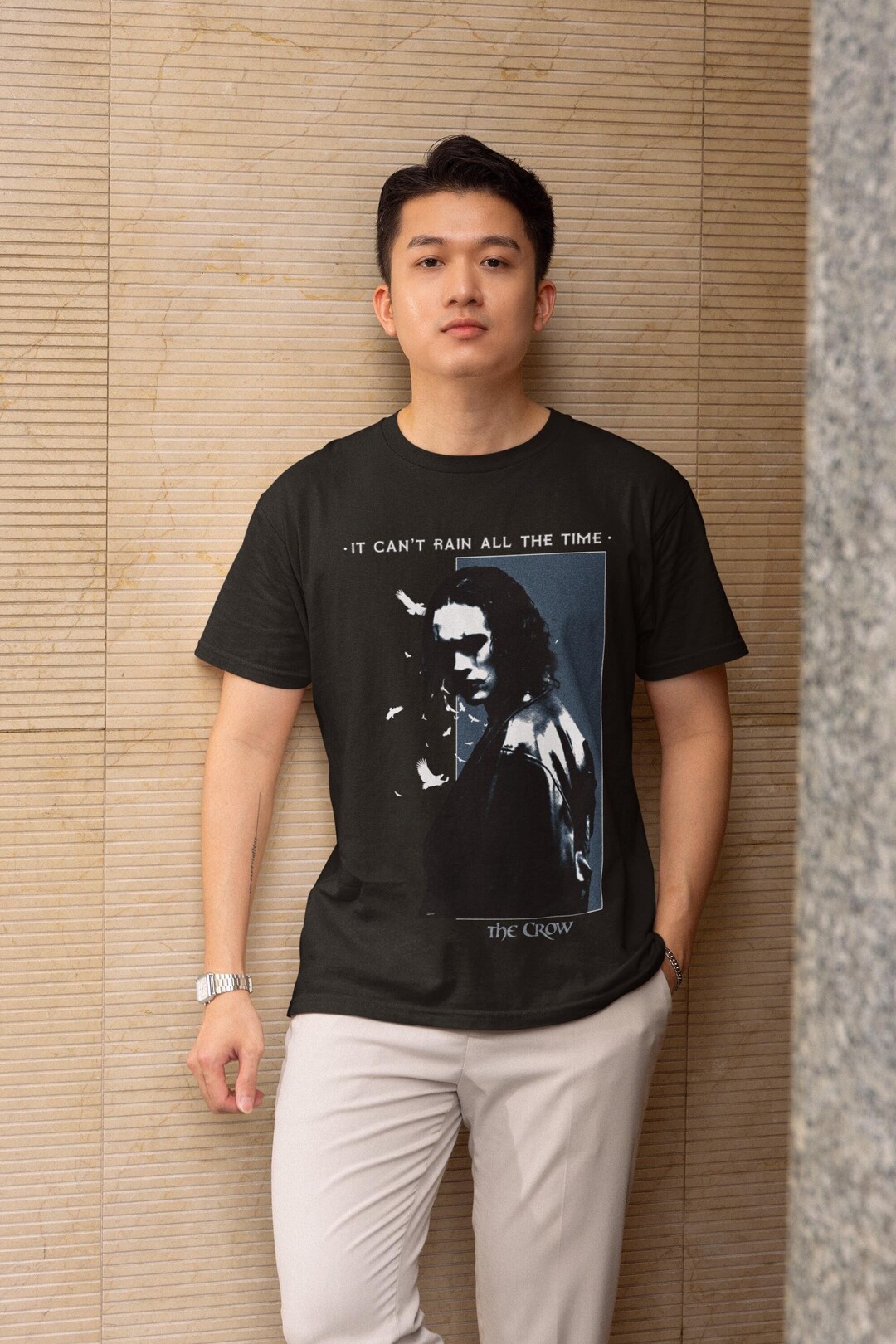 The Crow T-shirt, It Can't Rain All the Time, Eric Draven Tee, Brandon ...