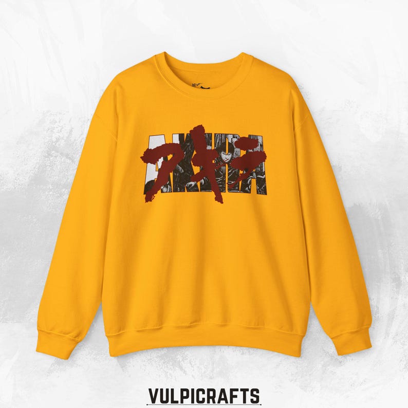 Akira Anime Sweatshirt: Unisex Neo Tokyo Cyberpunk Streetwear - Etsy