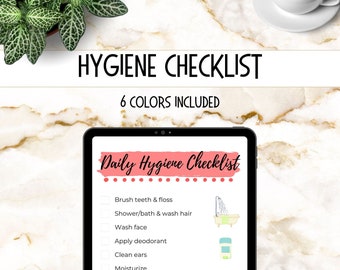 Daily Hygiene Checklist: Adult ADHD Routine (digital Download) - Etsy