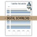 Winter Toddler Room Schedule: Blue Daycare Calendar (canva Editable ...