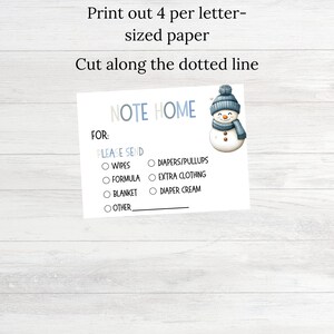 Daycare Note Home, Daycare Note Reminder, Quick Note Home, Ouchie ...