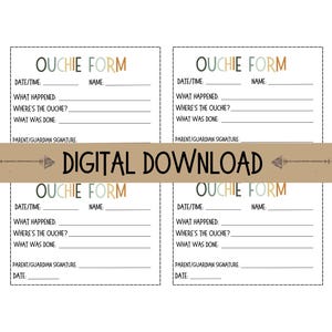 Daycare Note to Parent, Daycare Center Forms, Childcare Forms, Home ...