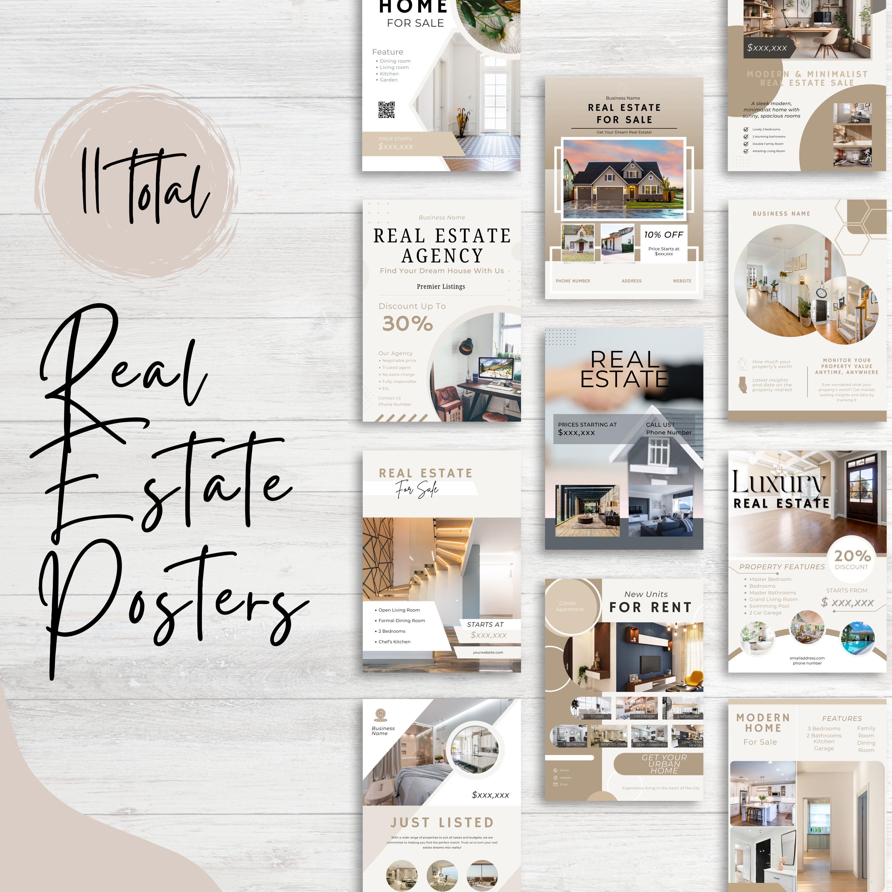 Property Marketing Posters, Real Estate Posters, Real Estate ...