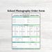 Editable School Picture Day Order Form Template (PDF Download) - Etsy