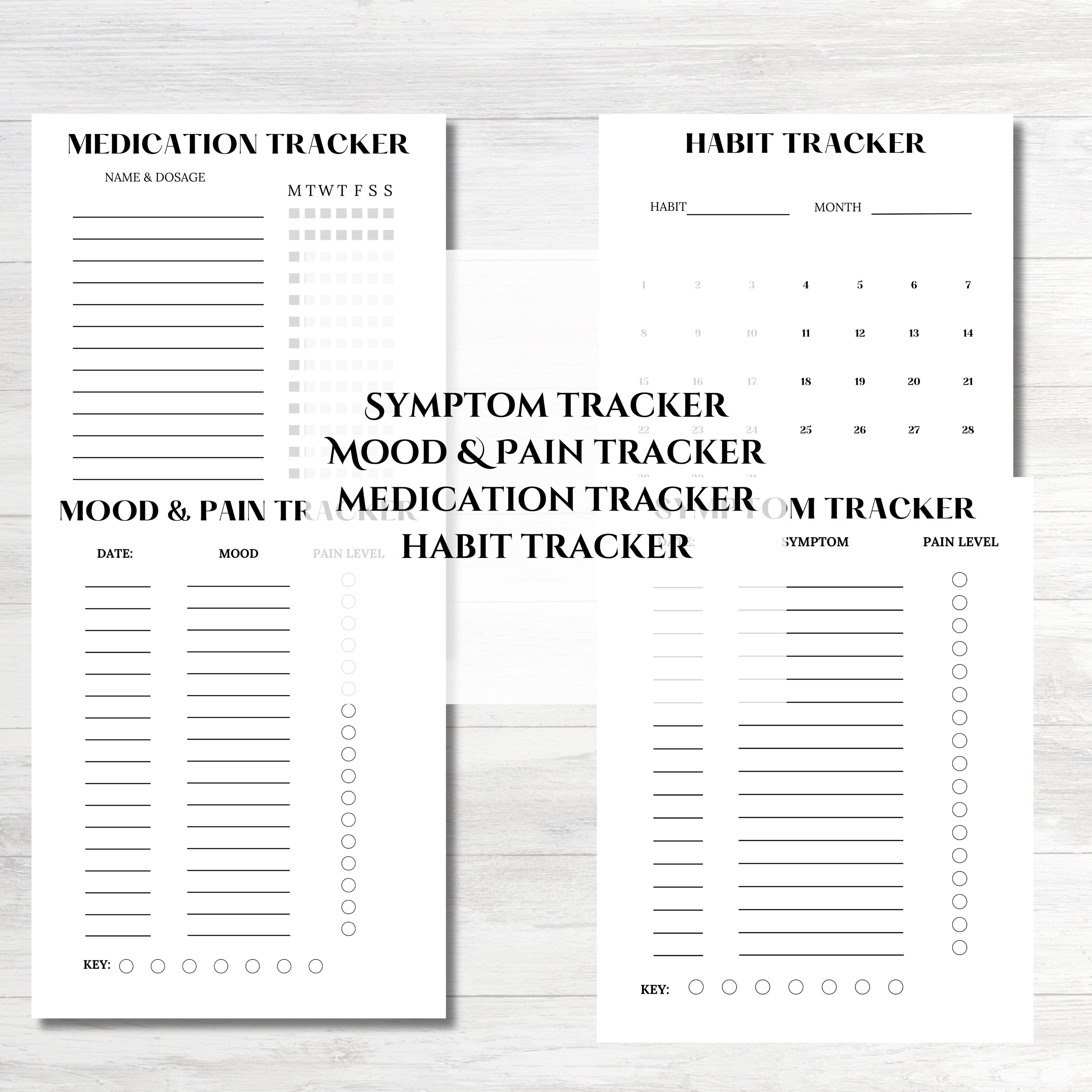 Minimalist Cancer Tracker: Printable Medical Journal (PDF) - Etsy