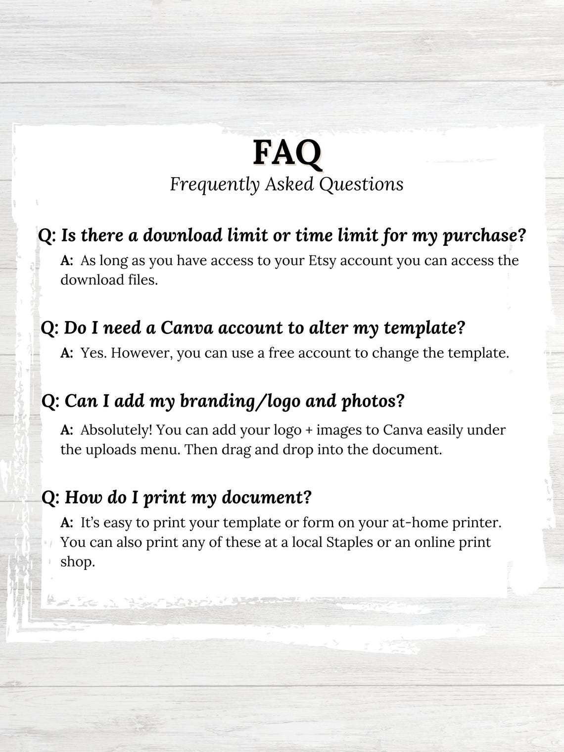 Floral Order Form Template: Florist Wedding Intake (PDF) - Etsy