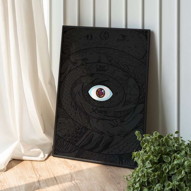 Poster Bad Bunny X100pre/album Bad Bunny/poster X100pre/merchandising ...