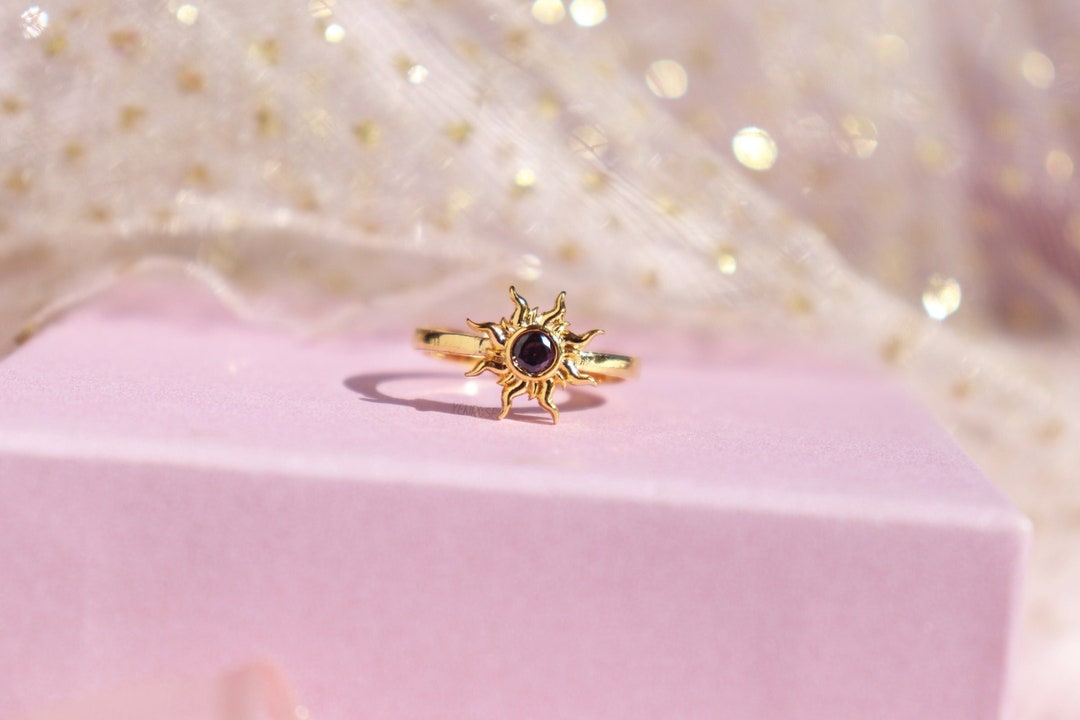 Purple Sun Ring, Princess Crown Ring, Princess Jewelry, Princess Crown ...