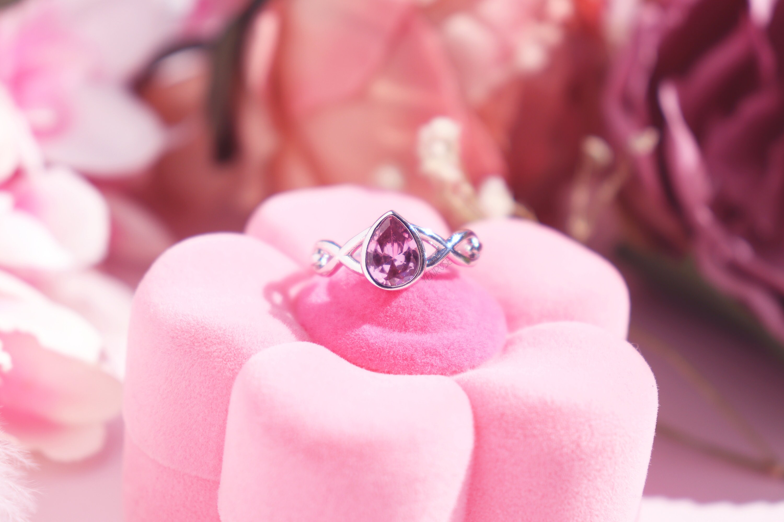 Swan Princess Ring, Odette Tiara Ring, Pink Stone Crown Ring - Etsy ...