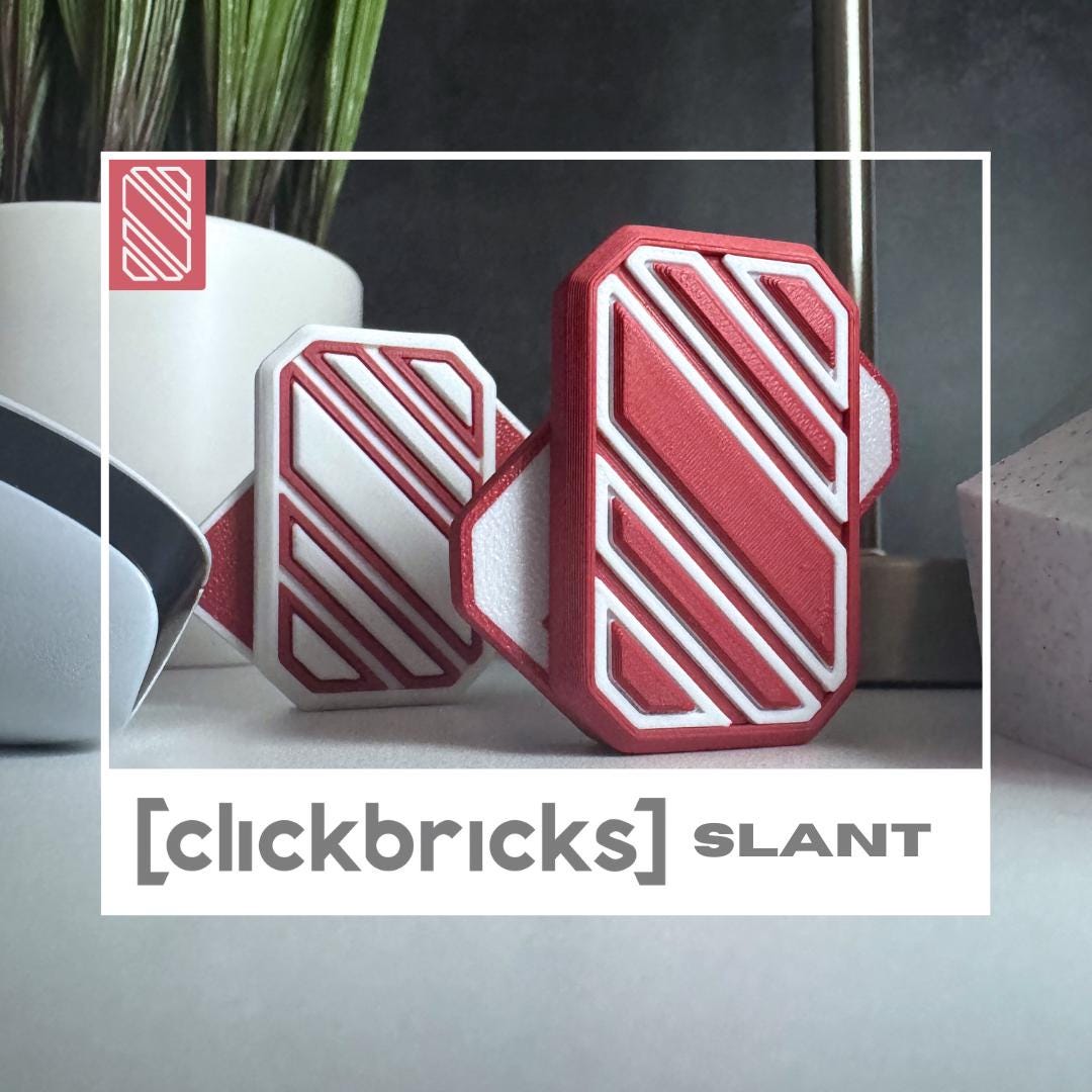 Clickbricks - 3D Printed Magnetic Fidget Slider – Haptic Fidgets Toy ...