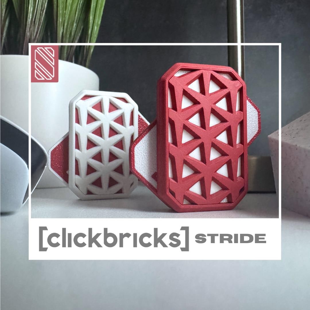 Clickbricks - 3D Printed Magnetic Fidget Slider – Haptic Fidgets Toy ...