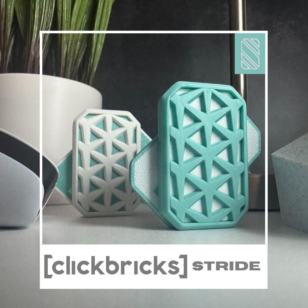 Clickbricks 3D Printed Magnetic Fidget Slider Toy - Etsy