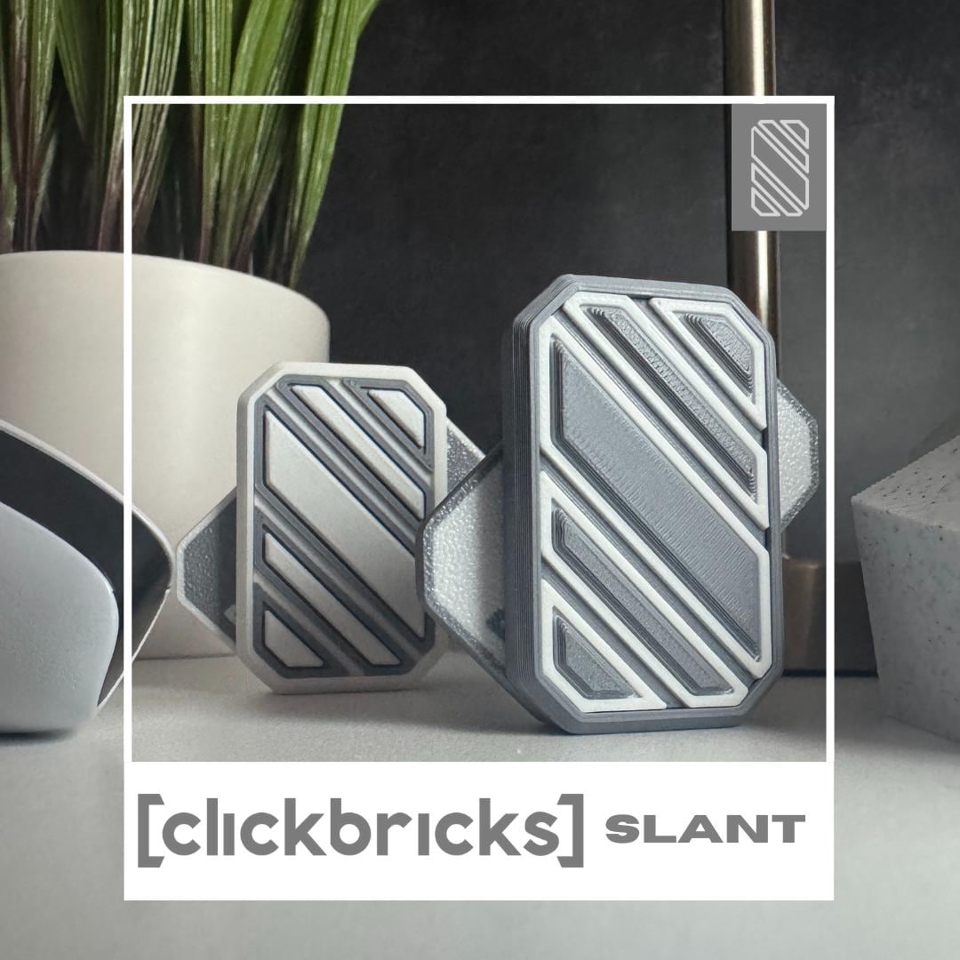 Clickbricks 3D Printed Magnetic Fidget Slider Toy - Etsy