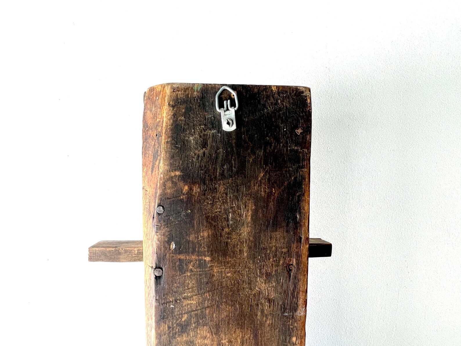 Vintage Wood Shelf Primitive Tall Narrow Tower Knick Knack Display ...