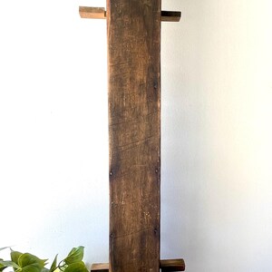 Vintage Wood Shelf Primitive Tall Narrow Tower Knick Knack Display ...
