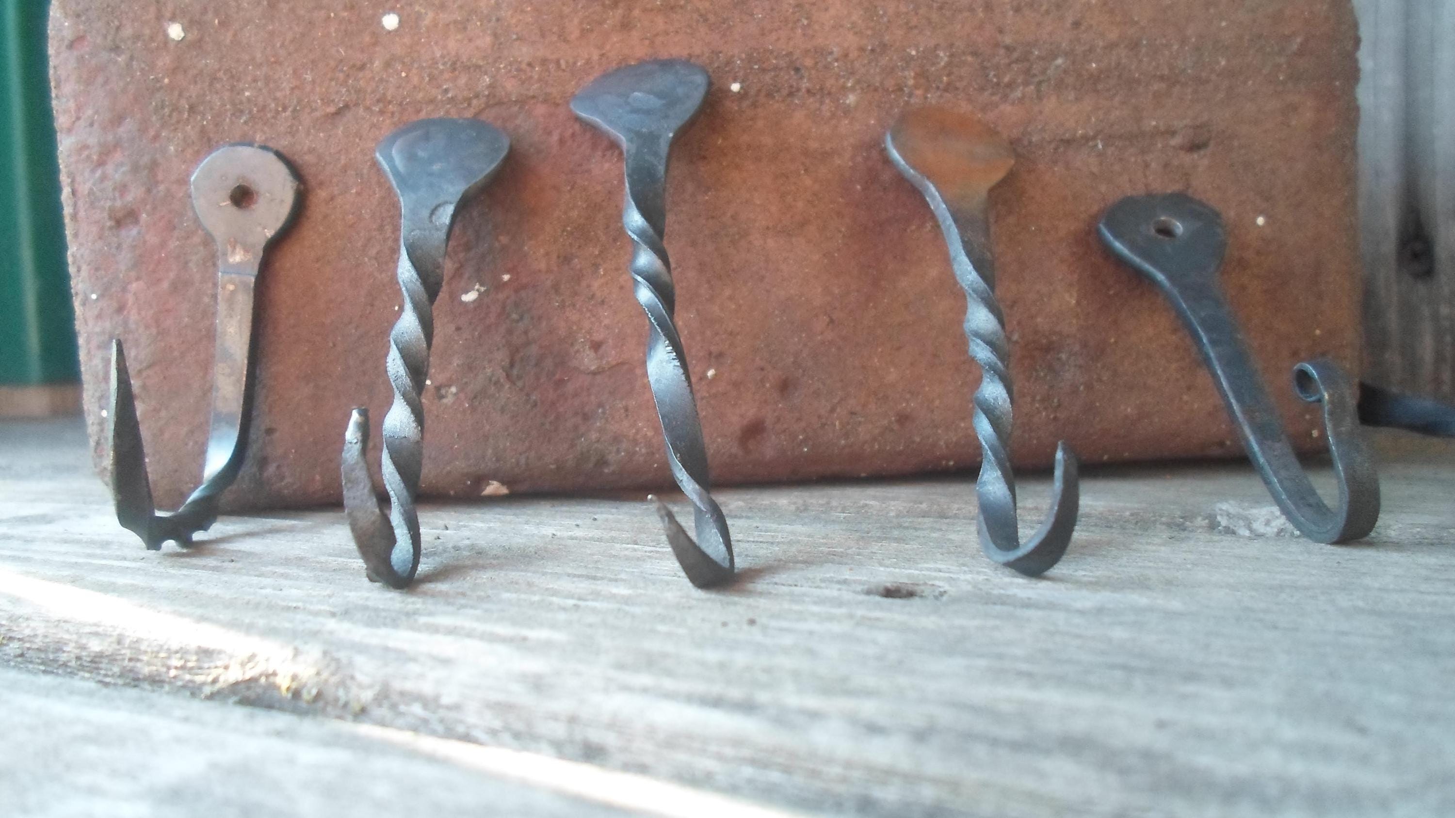 Hooks of Holding. Hand Forged Steel Multipurpose Hooks. - Etsy