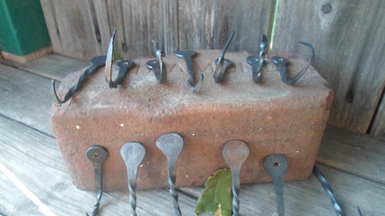 Hooks of Holding. Hand Forged Steel Multipurpose Hooks. - Etsy