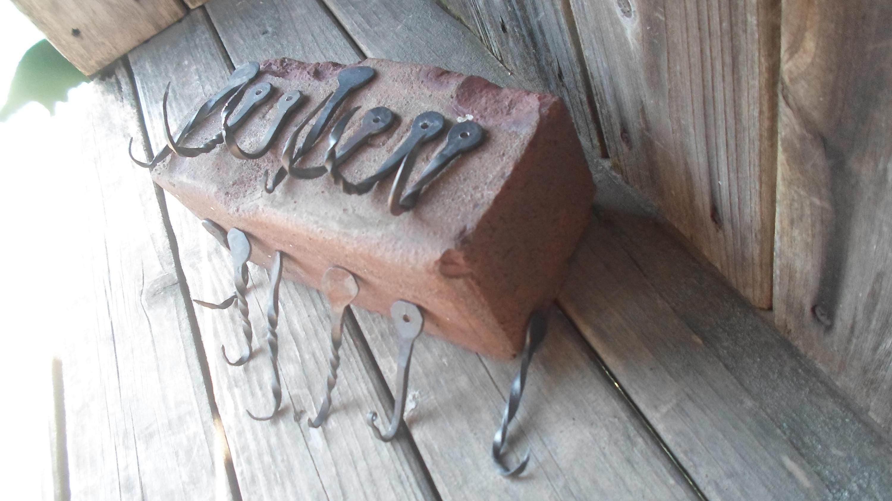 Hooks of Holding. Hand Forged Steel Multipurpose Hooks. - Etsy