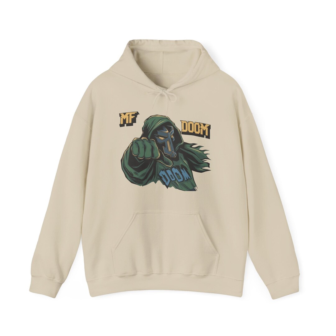 MF DOOM Hoodie Vintage Style - Retro Rap Legend Underground Graphic ...