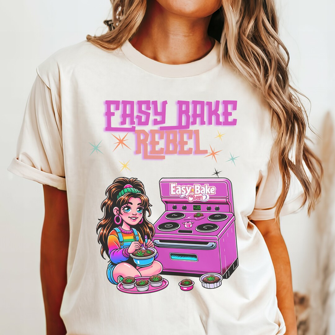 Easy Bake Rebel T-shirt: 90s Retro Comfort Colors Tee - Etsy