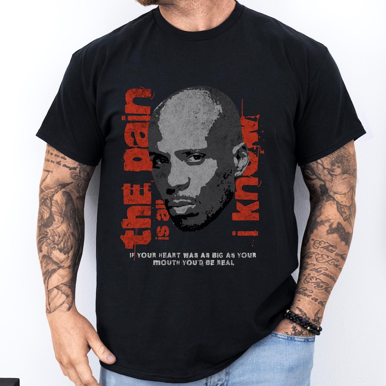 DMX Rap Legend T-shirt - Vintage Hip Hop Icon Tee - Classic Rapper ...