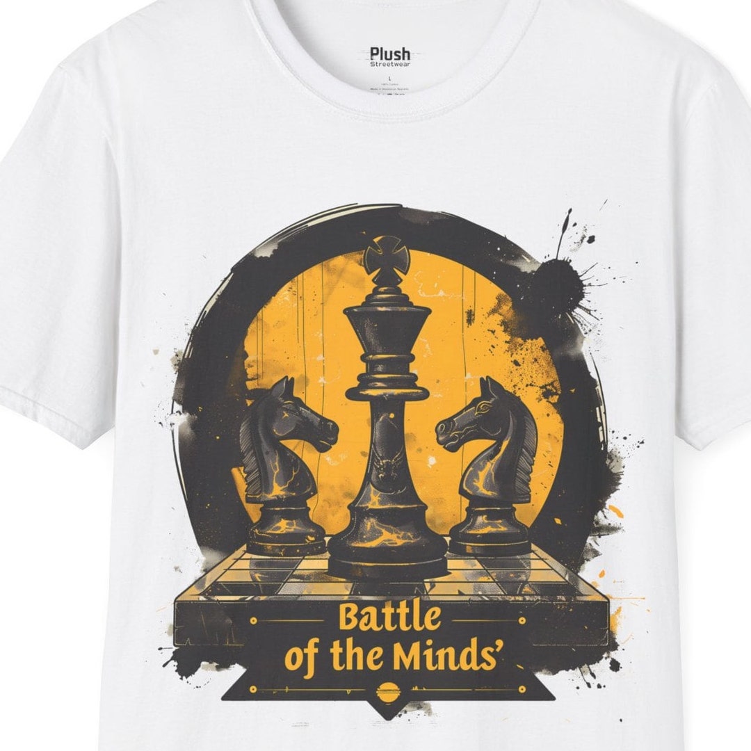 Chess Board T-shirt Vintage Style - Cool Graphic Tee for Chess Players ...