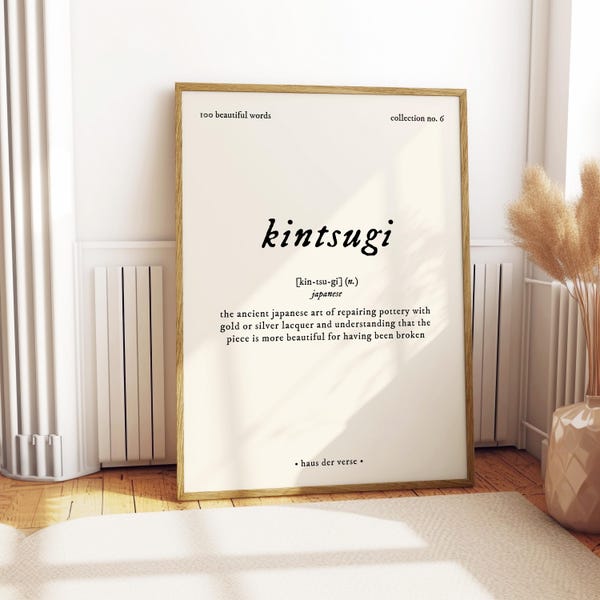 Kintsugi Print - Etsy