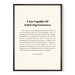 I Am Capable of Achieving Greatness, Digital Print, Personal Growth ...