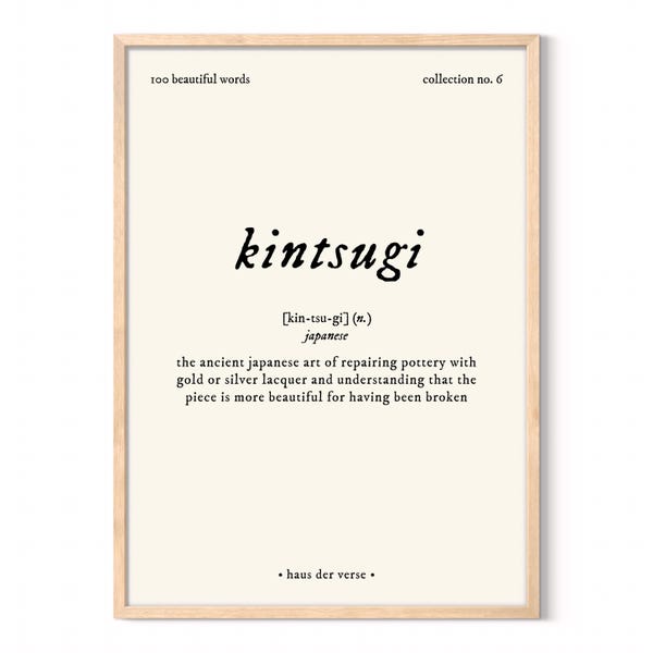 Kintsugi Print - Etsy