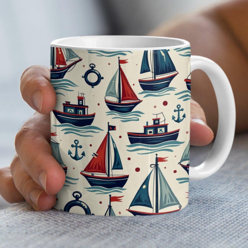 Nautical Mug - Etsy