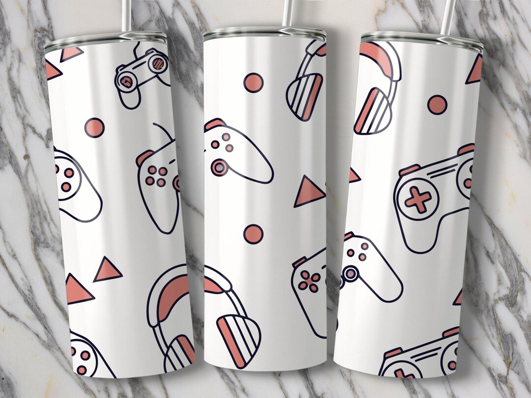 Gaming Seamless Pattern Digital, Game Controller Background, Gamer ...