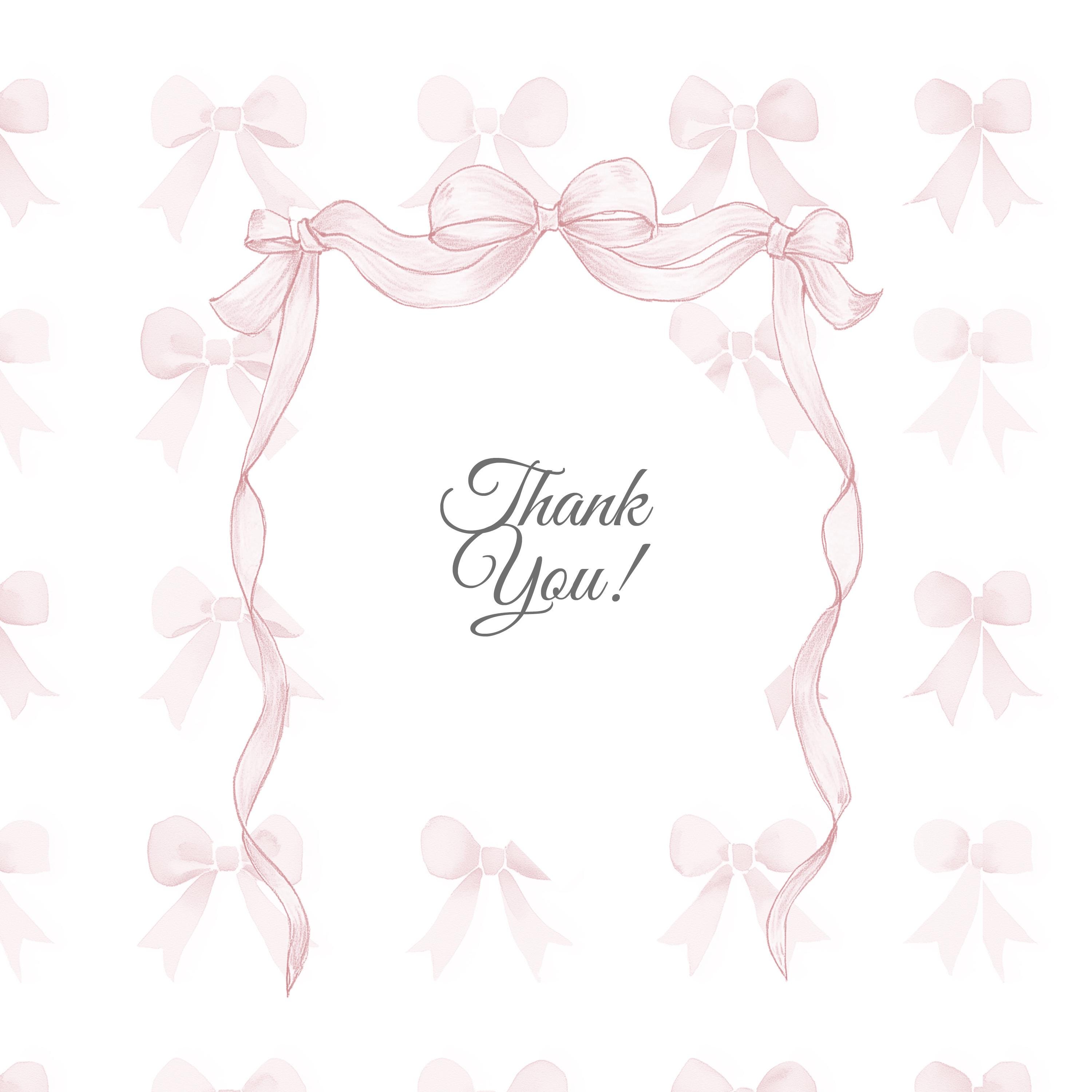 Watercolor Pink Ribbon Clipart: Coquette Bows, Seamless Patterns ...