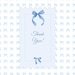 Watercolor Blue Bows Clipart: Coquette Ribbons, Seamless Patterns ...