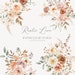 Boho Watercolor Floral Clipart: Rustic Wedding Bouquets (unlimited ...