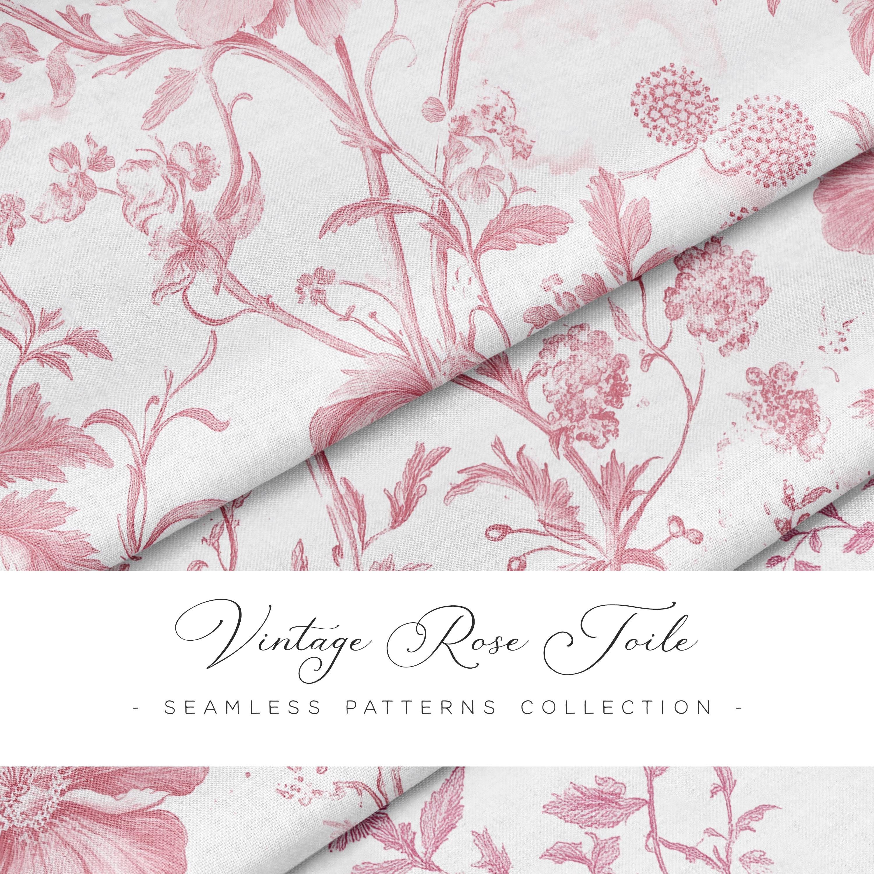 Chinoiserie Wildflower Patterns: Vintage Floral Digital Paper (digital ...