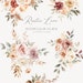 Boho Watercolor Floral Clipart: Rustic Wedding Bouquets (unlimited ...