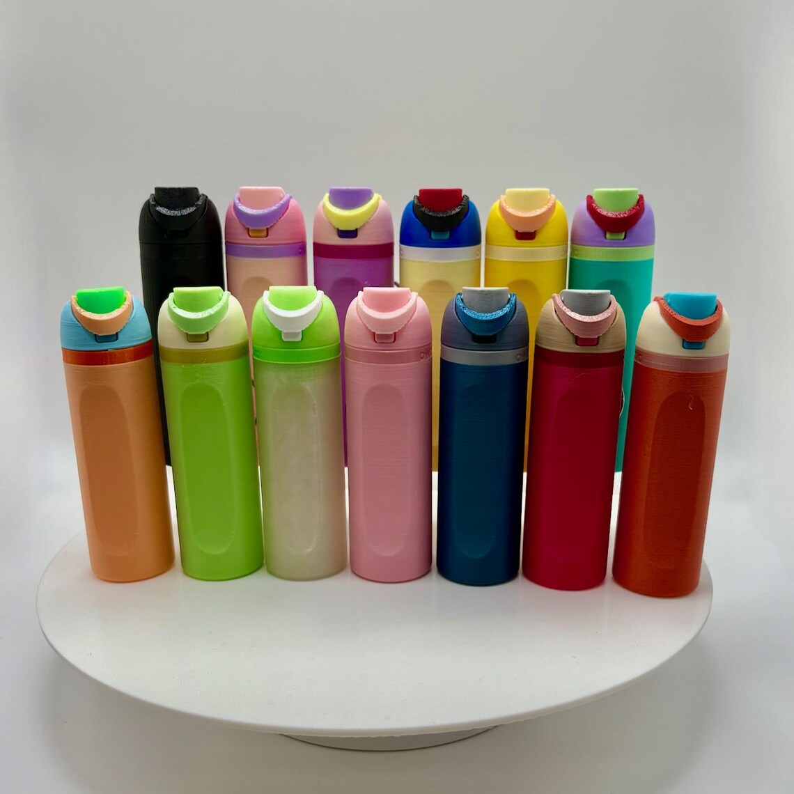 Owala Inspired Lip Balm Holder Keychain - Trendy 3D Printed Freesip ...