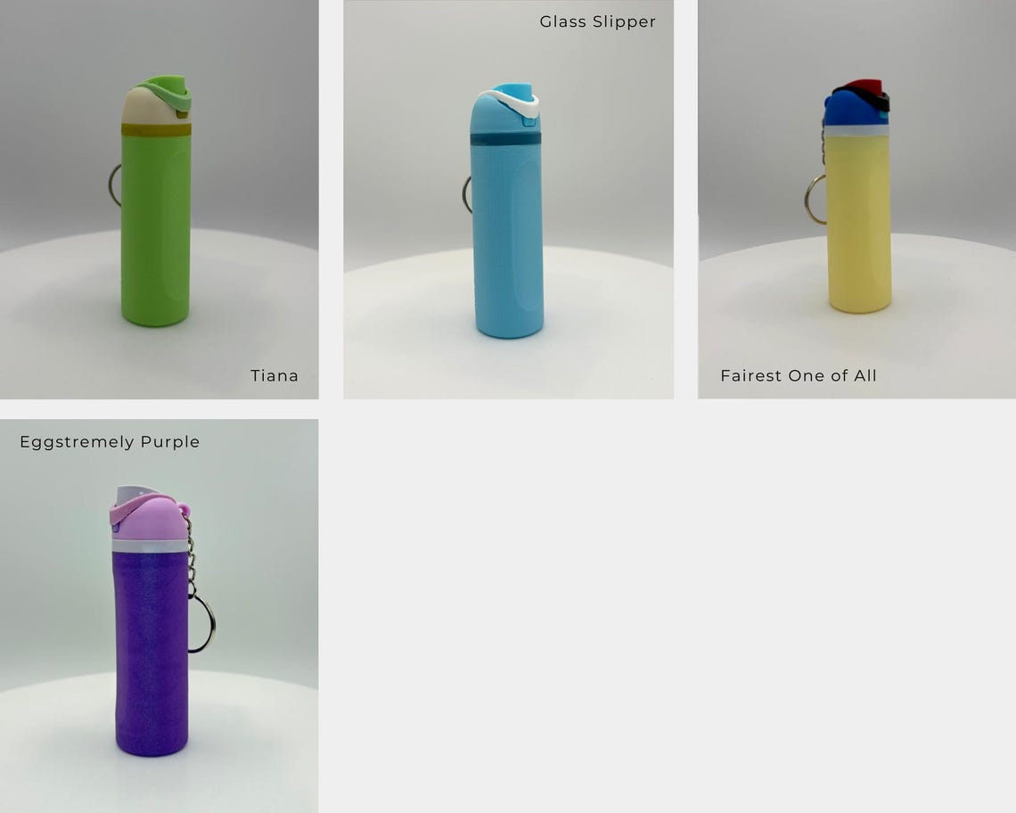 Owala Inspired Lip Balm Holder Keychain - Trendy 3D Printed Freesip ...